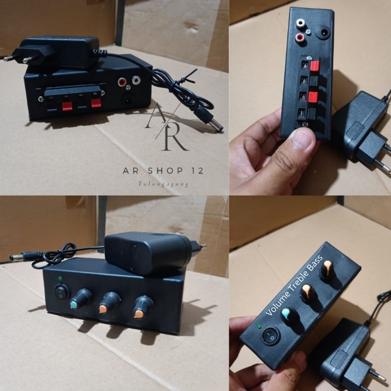 Amplifier TONE CONTROL TPA 3110 12 volt Ready To Use Complete With 3A ...