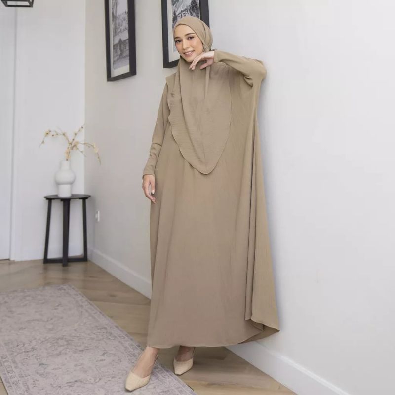 Raysila - Hafsha Abaya Set Buy 2 300K (Globe Umrah Abaya Veil Set ...