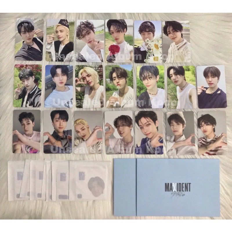 Stray Kids maxident maxi SKZ Photocard PC sticker face id polaroid ...