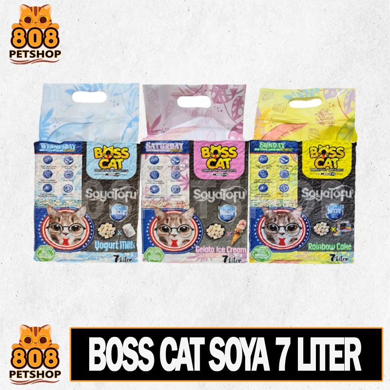 Boss CAT SOYA 7 LITER CAT LITTER TOILET PET TOFU SOYA BOSSCAT 7 LITER ...