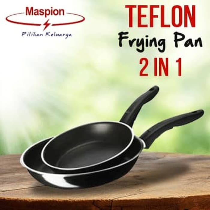 Maspion TEFLON SET 2 IN 1 18 cm And 23 cm | Shopee Singapore
