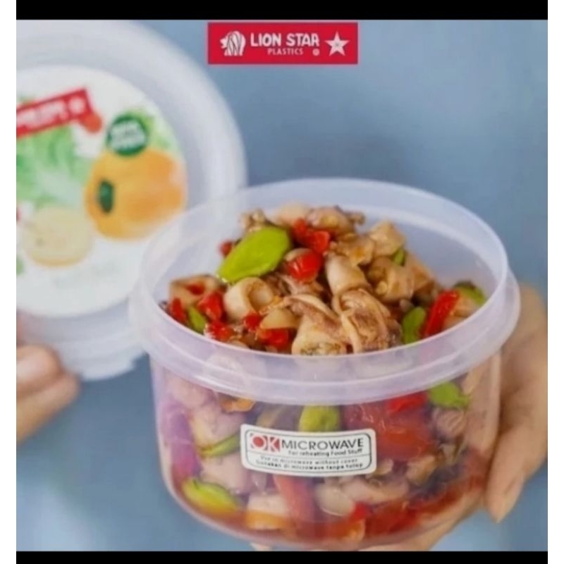 Lion STAR - Round Plastic Jar - Multipurpose -NATURAL | Shopee Singapore