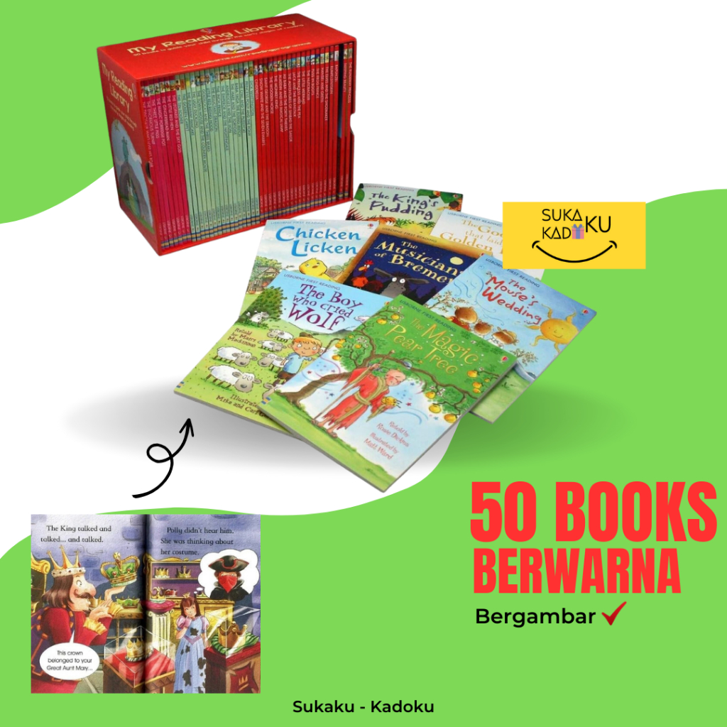 My Reading Library Usborne Book Set English Import Children's ...