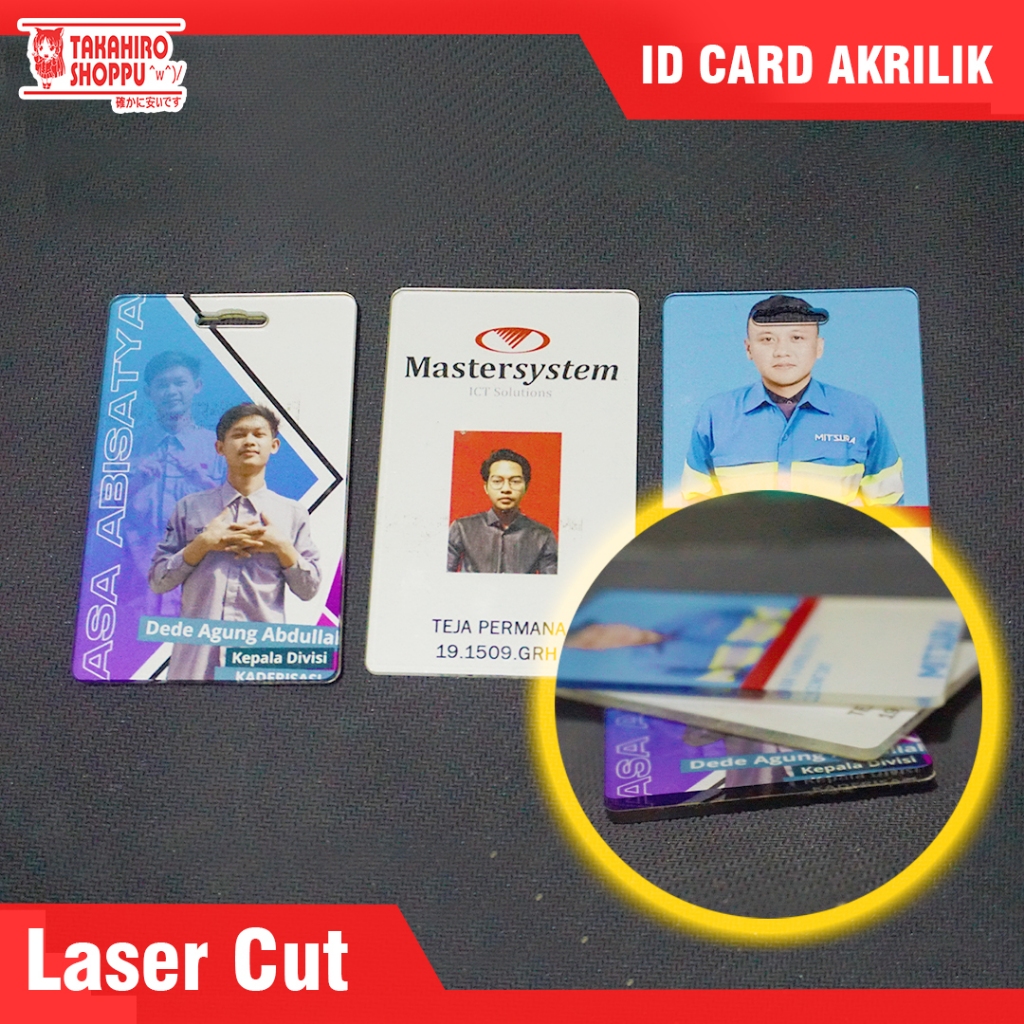 Print CUSTOM ACRYLIC ID CARD SIGN CARD SCHOOL OFFICE ENTREPRENEURSHIP ...