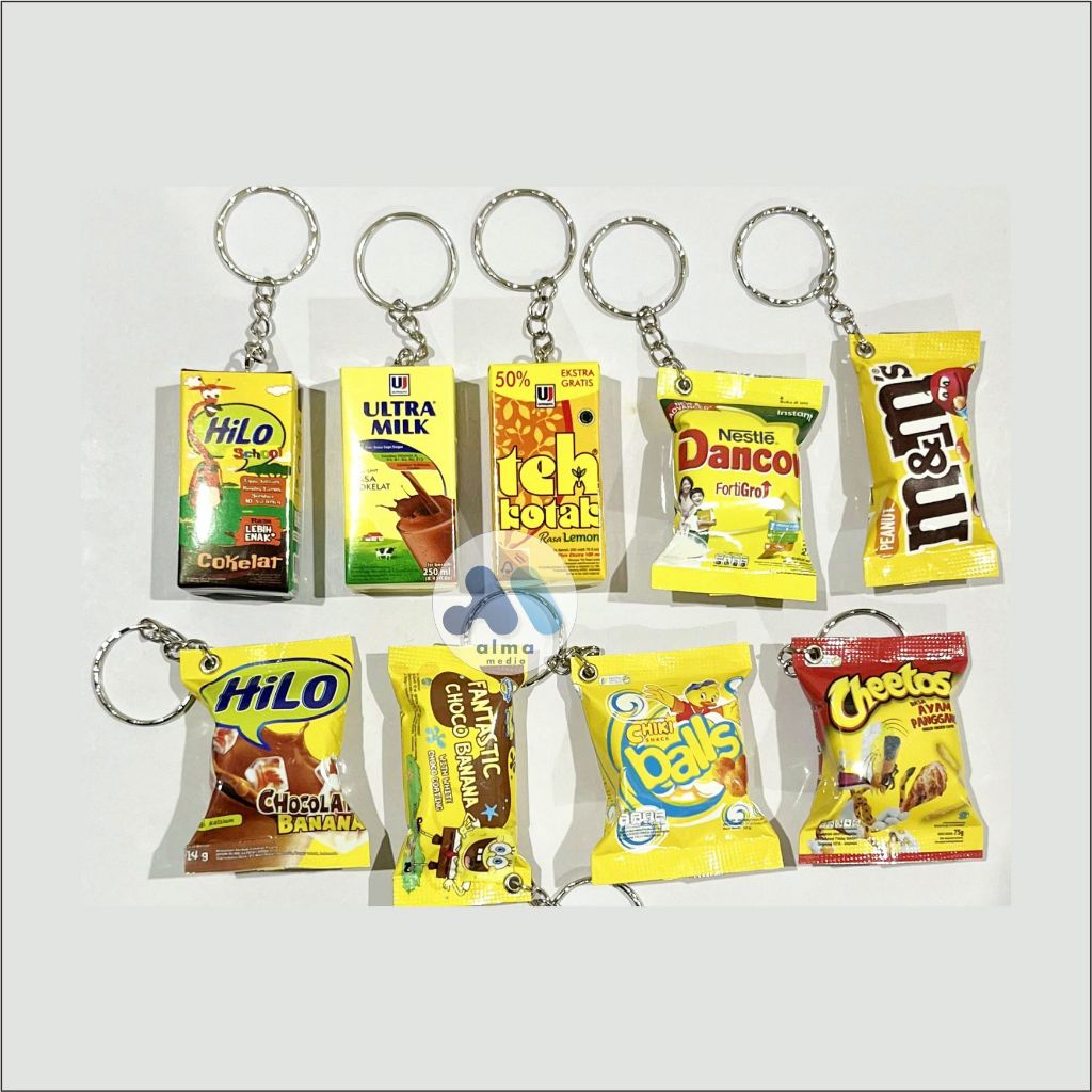 MERAH HIJAU REPLIKA GANTUNGAN [6pcsCOLOR Package]unique Keychains ...