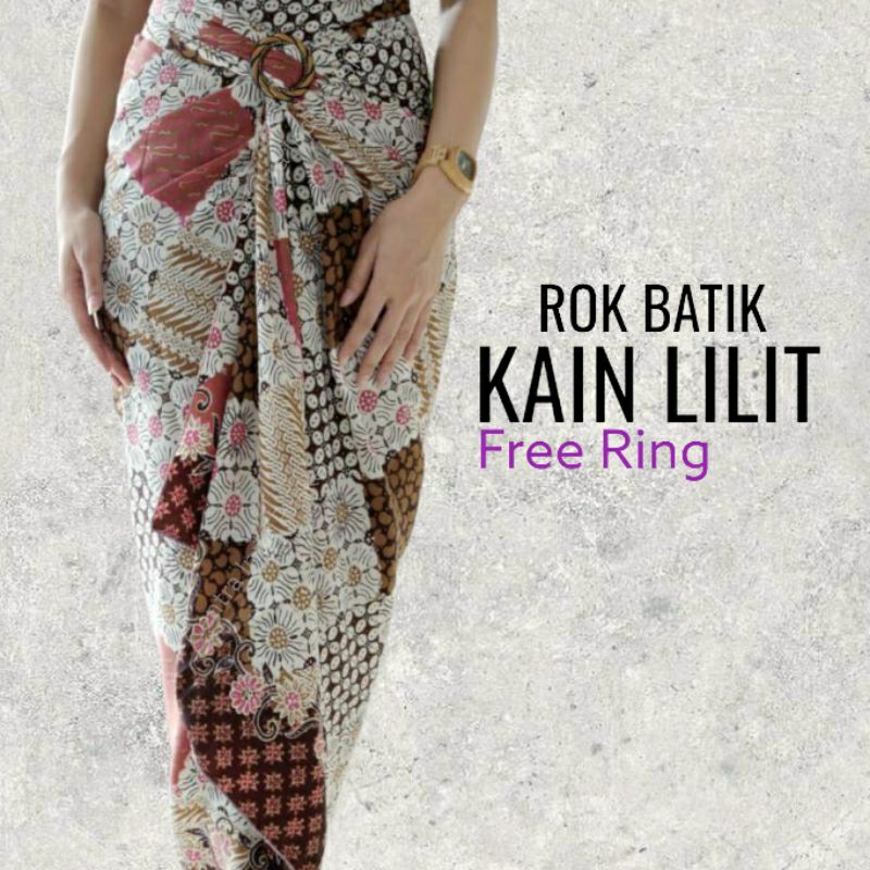 Pleated Batik Wrap Skirt - Kebaya Bottom Wrap Skirt - Drawstring Skirt ...
