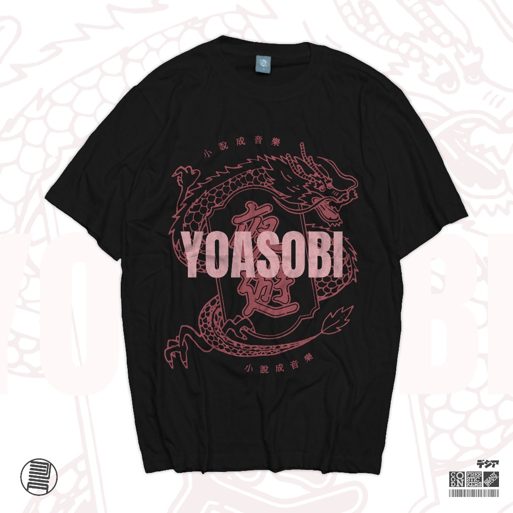 T-shirt Yoasobi Dragon Asia Tour Lilas Join Ayase Music J-Pop T-Shirt ...