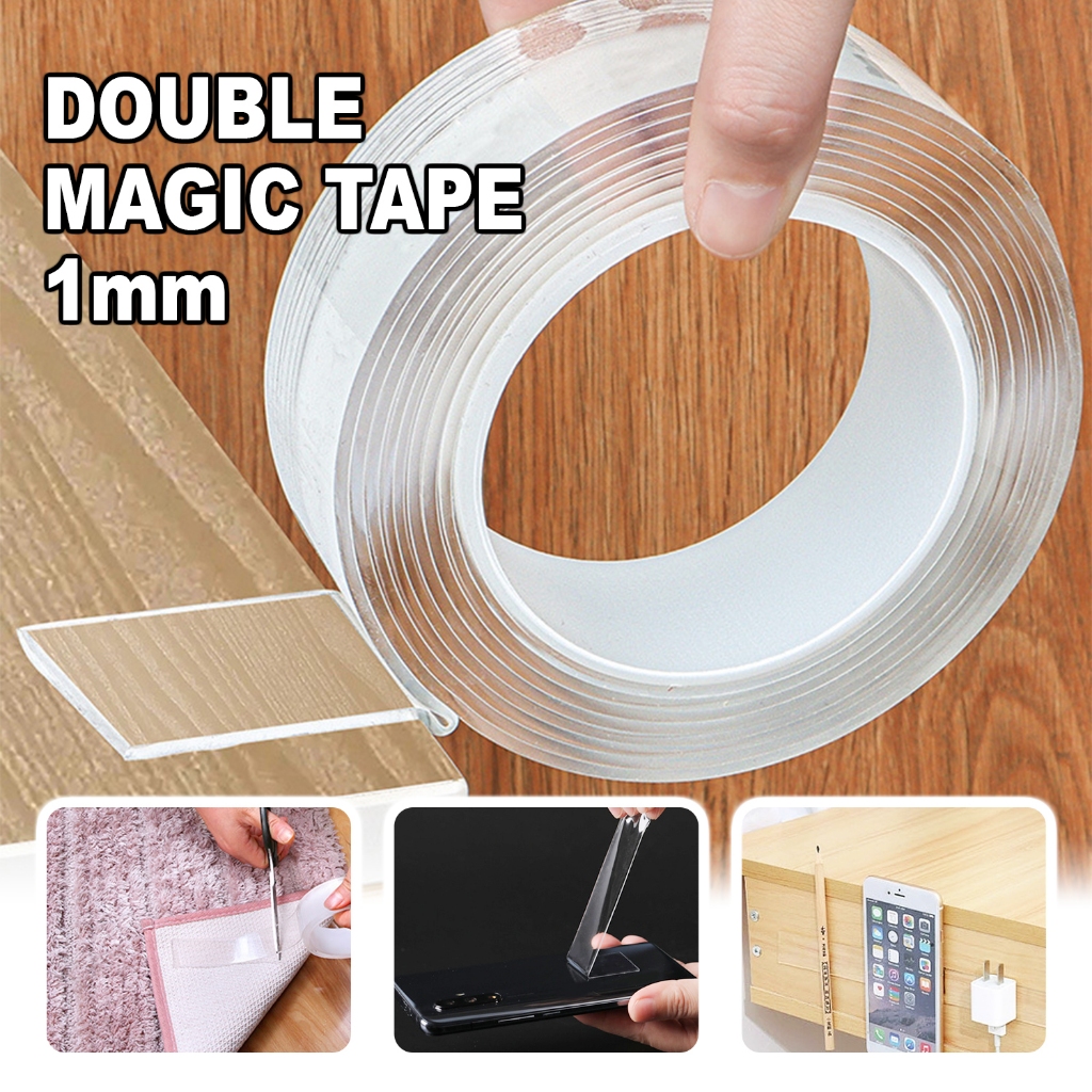 - Magic Double Tape - Multipurpose Double Tape - Viral Tape 1mm 2 ...