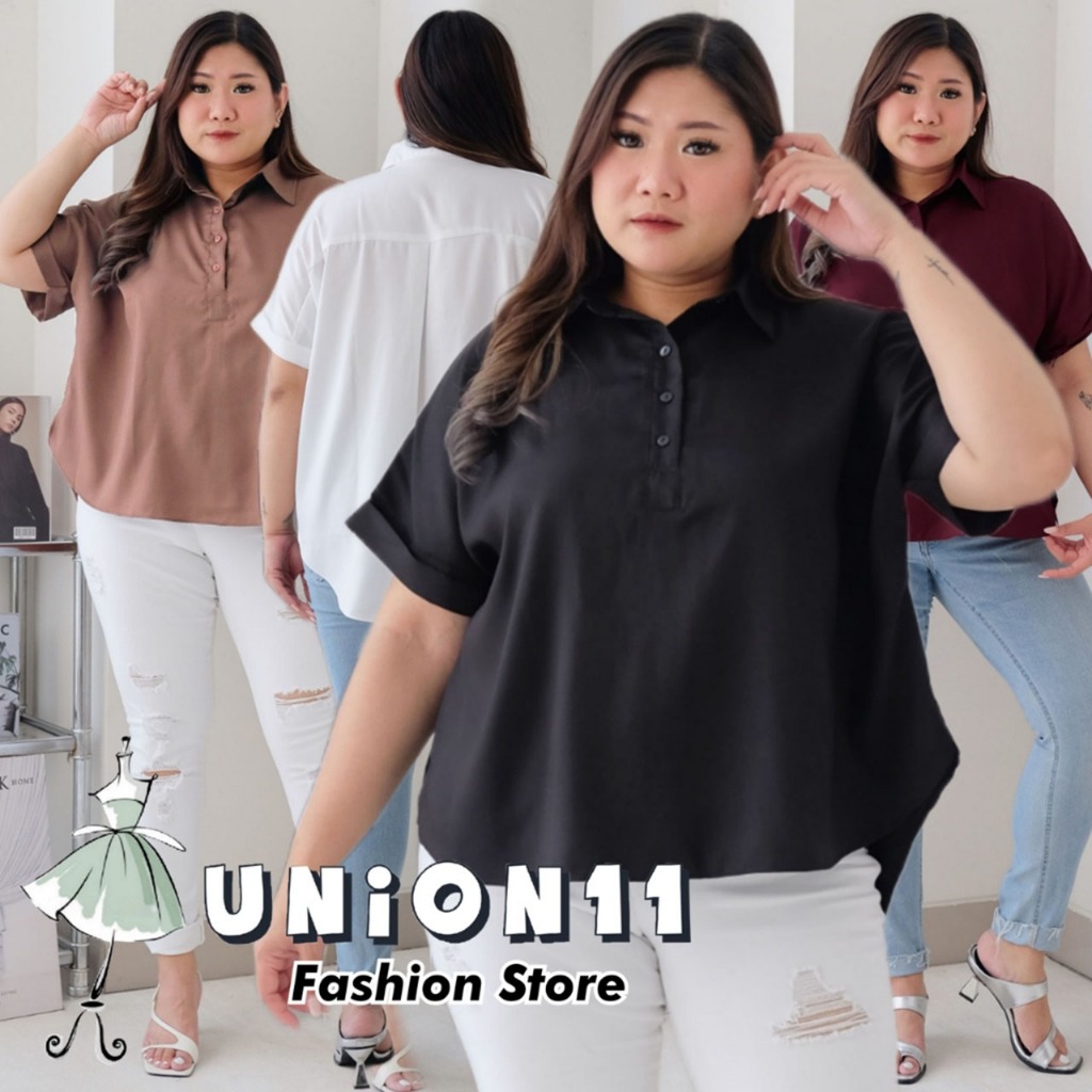 UNION11 - WOMEN'S JUMBO TOP LD 134 / WOMEN'S JUMBO CLOTHES / BIGSIZE ...