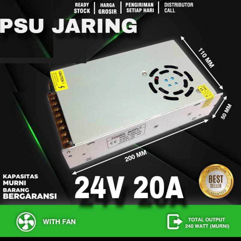 Switching Power Supply PSU 24V 20A High Quality,24 Volt 20 Ampere ...