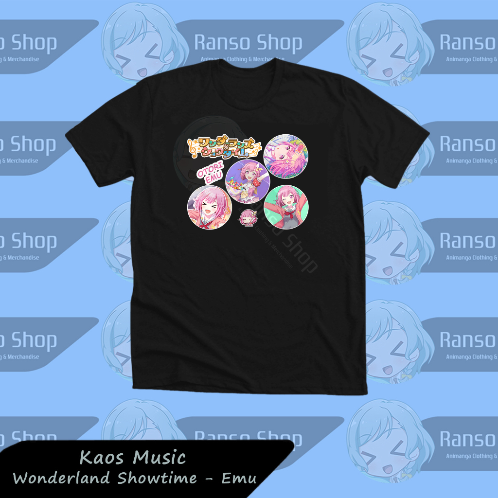 Ranso Baju Emu Project Sekai T-Shirt Proseka Otori Emu Wonderlands x ...
