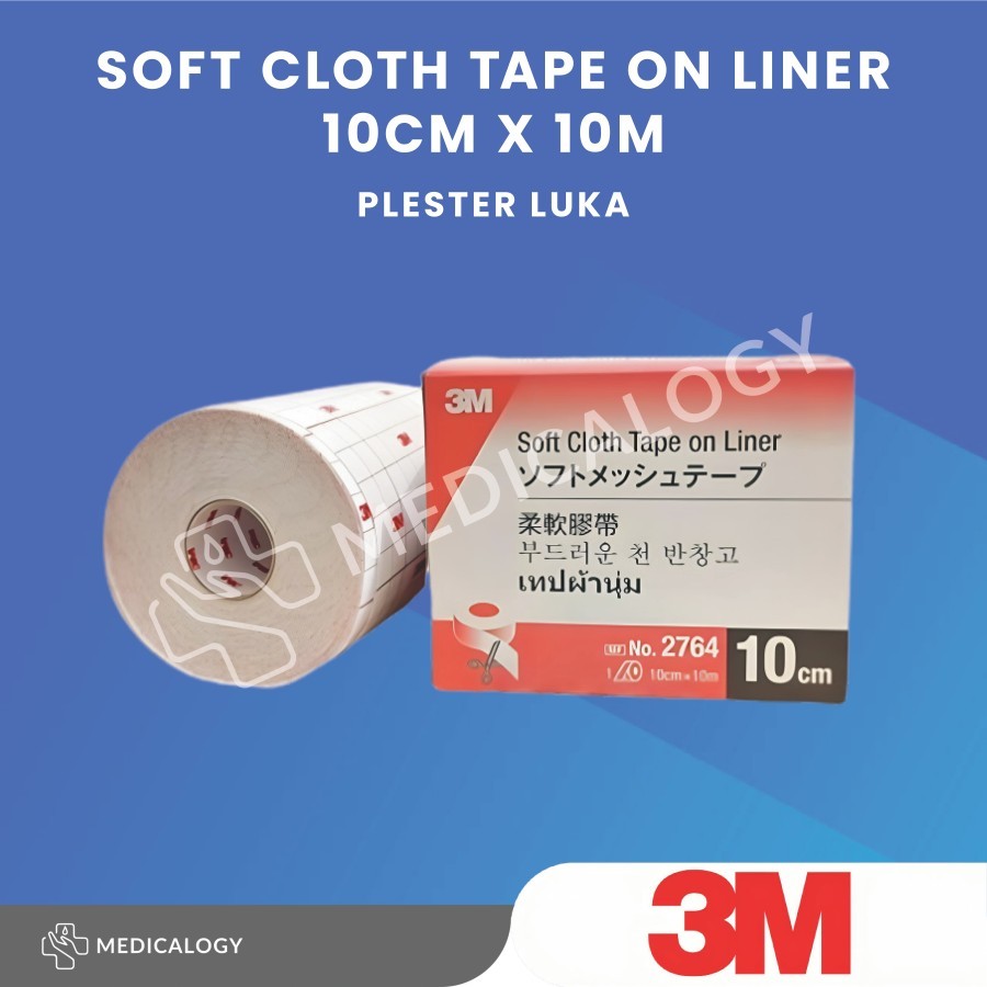 3m wound plaster 10cm x 10m | 3mtm Soft Cloth Tape on Liner (Hypafix ...
