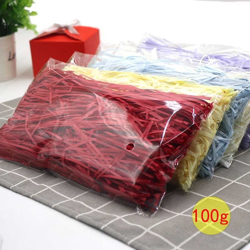Colorful Hampers Shredded Paper Multi Color Shredded Paper Goodie Bag ...