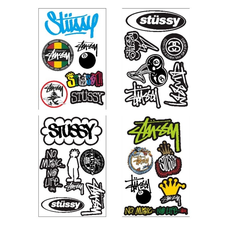 Stussy Sticker Pack / Stussy Sticker | Shopee Singapore