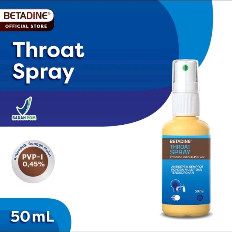 Betadine THROAT SPRAY Antiseptic Oral And THROAT Cavity | Shopee Singapore