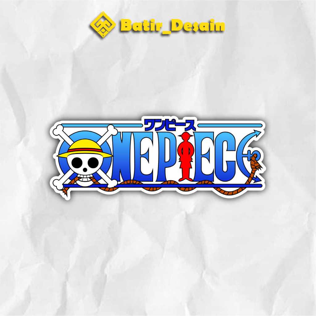 One piece Logo Sticker measuring 7,5 cm | Shopee Singapore