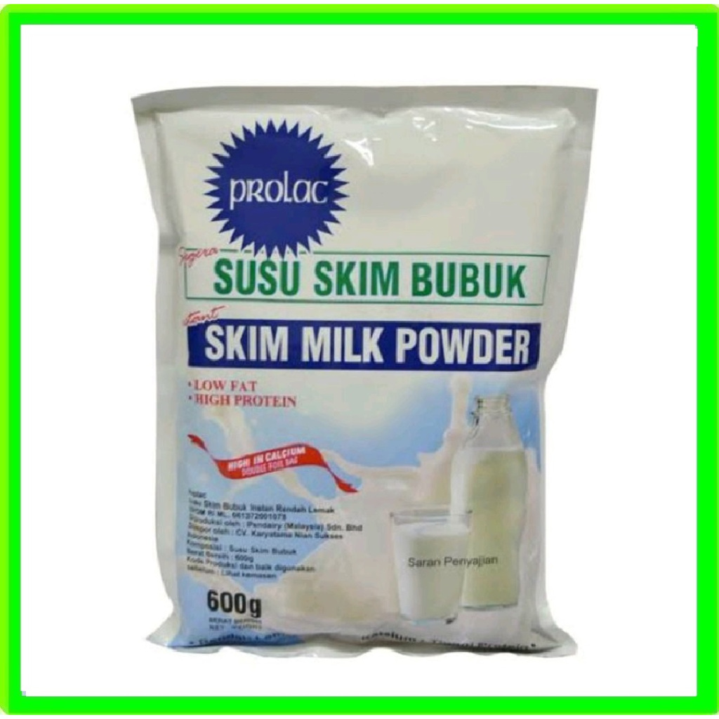 Prolac skim milk powder 600 gram low fat high protein milk powder ...