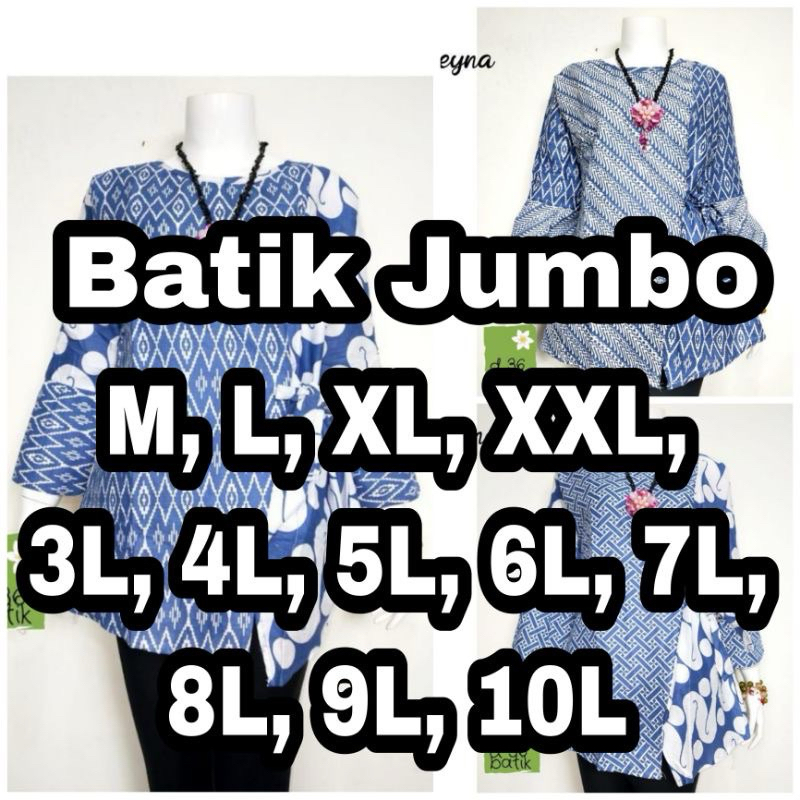 Batik JUMBO BIG SIZE JUMBO Sogan XXXL 3L 4L 5L | Shopee Singapore