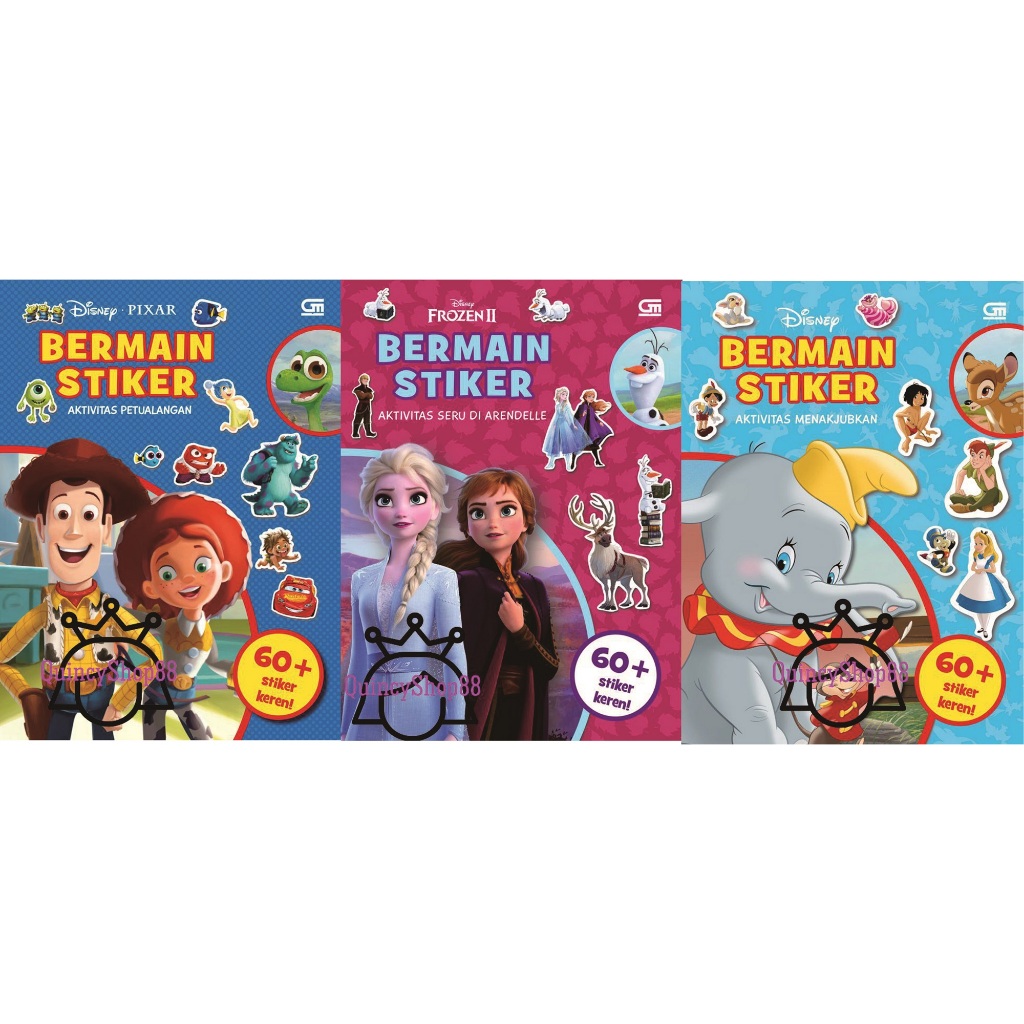 Disney Children's Activity Book Playing Stickers: Dumbo, Alice, Mowgli ...