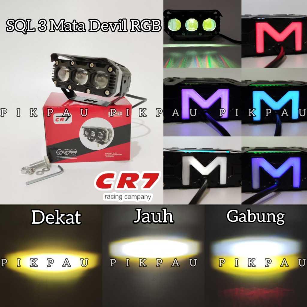 MATA Cr7 Original M Series 3-eyes Laser Shooting Light With Full ...