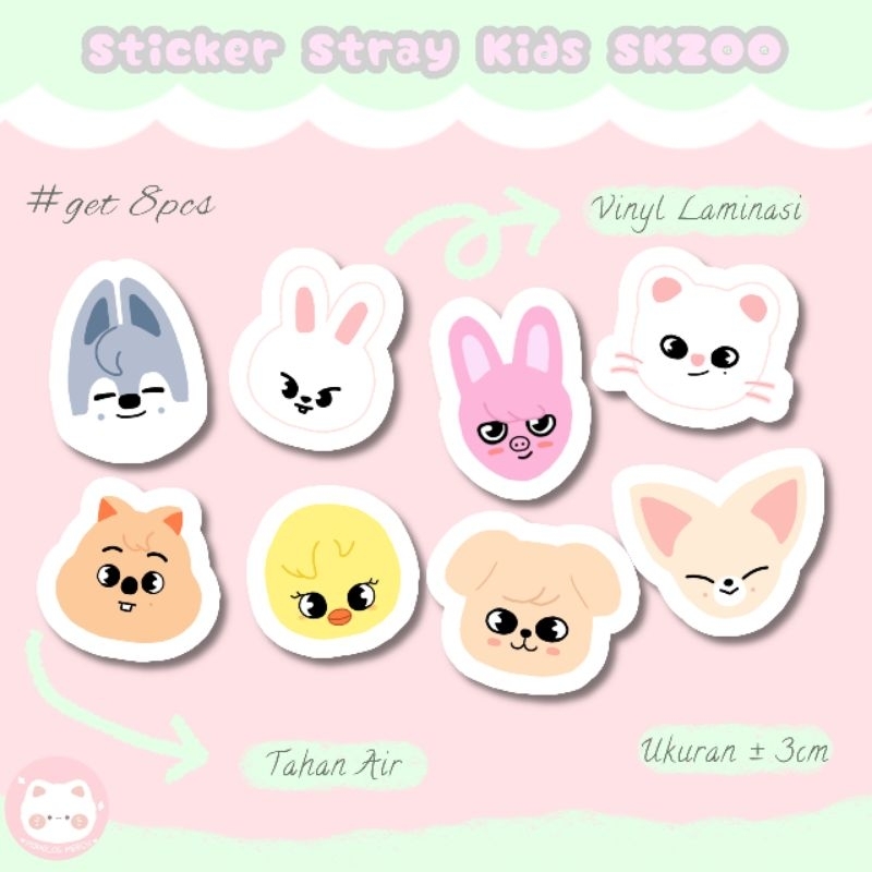 Stray Kids Sticker Set (8pcs) | Shopee Singapore