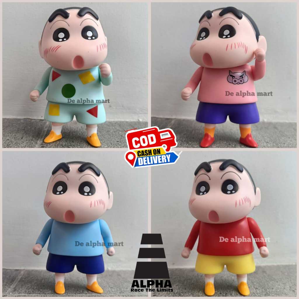 SHINCHAN Crayon Action Figure 13cm BIG Cartoon Shin-chan Nohara ...