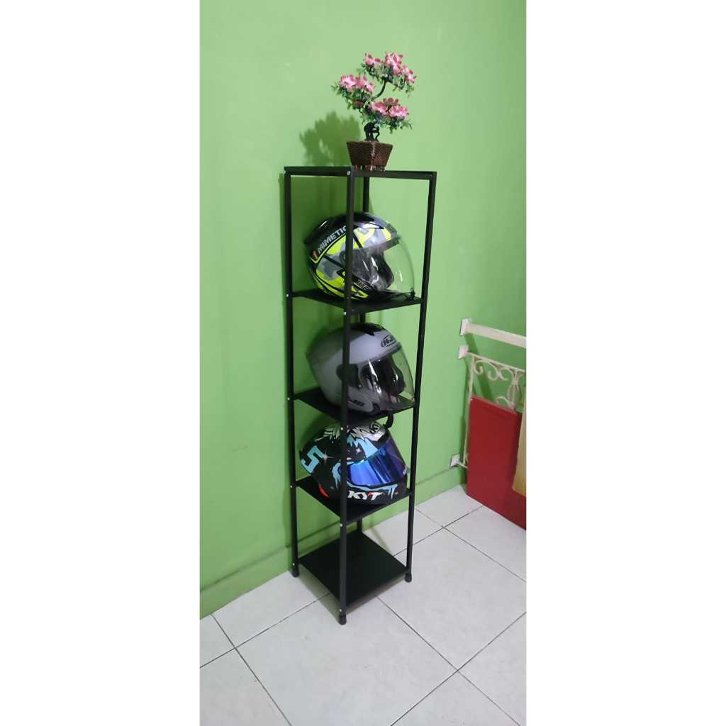 Multi-Purpose Iron Helmet Rack Display Cabinet | Shopee Singapore