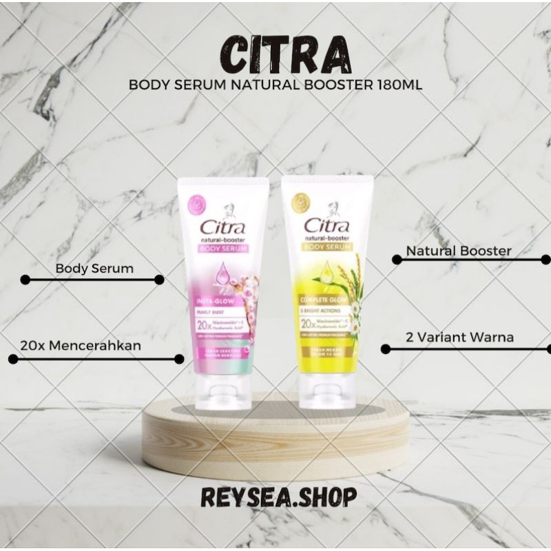Citra - BODY SERUM NATURAL BOOSTER 180ML | Shopee Singapore