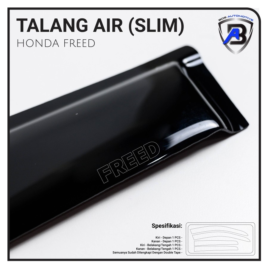 Honda Freed 4 door car door water gutter, Slim Model, High Quality ...