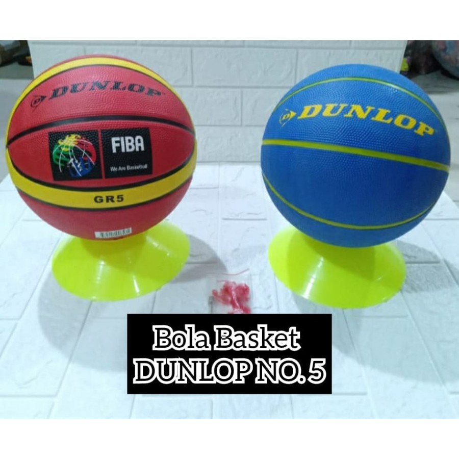 Dunlop BASKETBALL SIZE 5 ORIGINAL 100% (FREE NET VALVE) | Shopee Singapore
