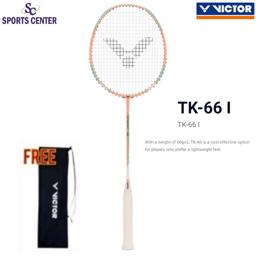 New Victor Thruster K 66/TK 66/TK-66 I (+-66g) Badminton Racket | Shopee Singapore