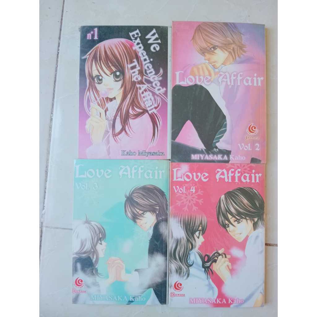 Komik SECOND Girl LOVE AFFAIR VOL 1-4 By MIYASAKA KAHO/Comic Girl KOLPRI LOVE AFFAIR VOL 1s/d4 ...