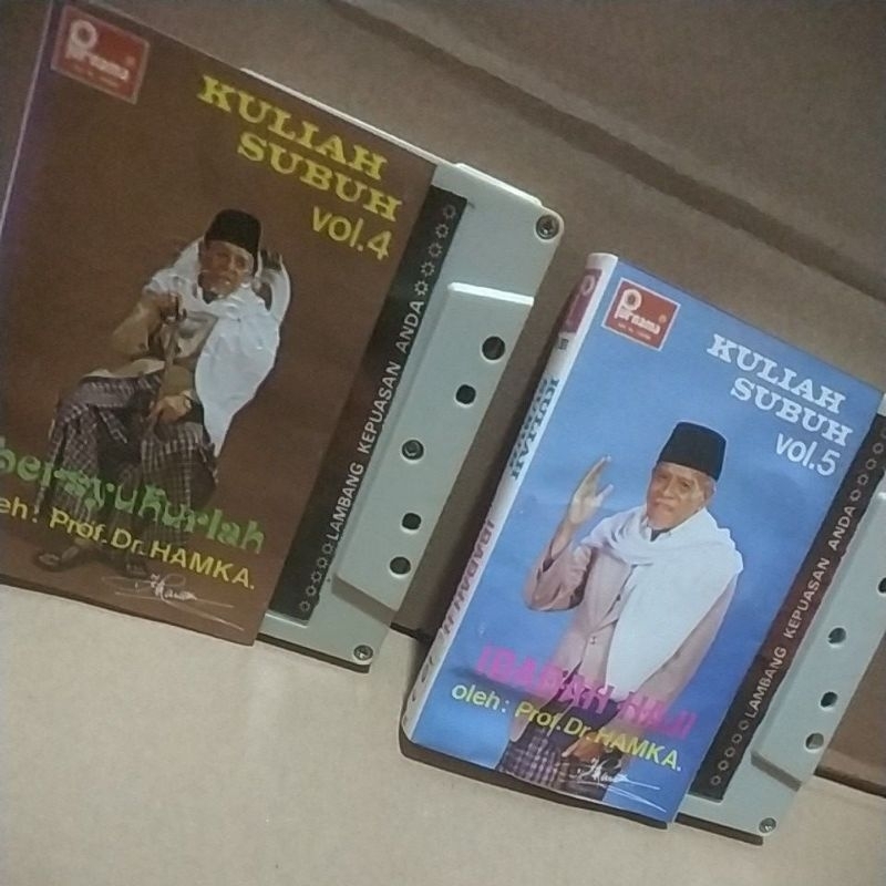 Prof Dr. Hamka Cassette Ribbon: Dawn Lecture Vol.4 And Vol.5 (2pcs ...