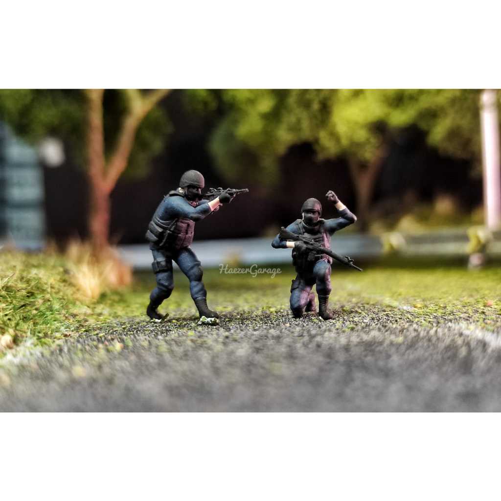 Hg Miniature Mini Action Figure Special Police Army SWAT 1/64 - N3D ...