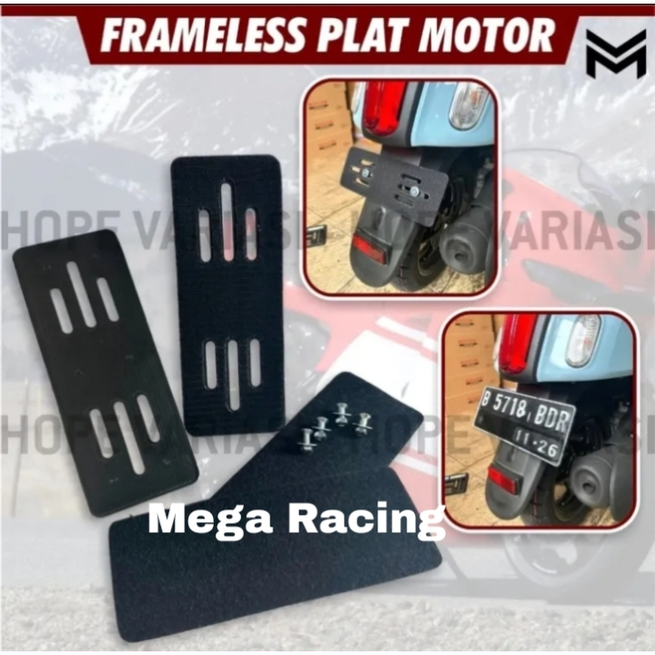 Framelessplate Motor Plate Mount (CLEAN LOOK) | Shopee Singapore