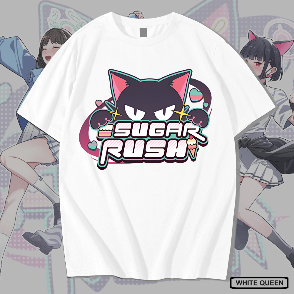 Kaos BAND SUGAR RUSH BLUE ARCHIVE - MEN'S & WOMEN'S DISTRO KAOS ANIME ...