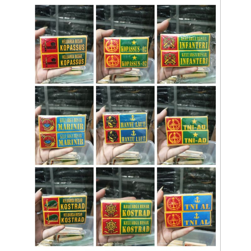 Embossed stickers can be used on number plates, raiders, TNI ad ...