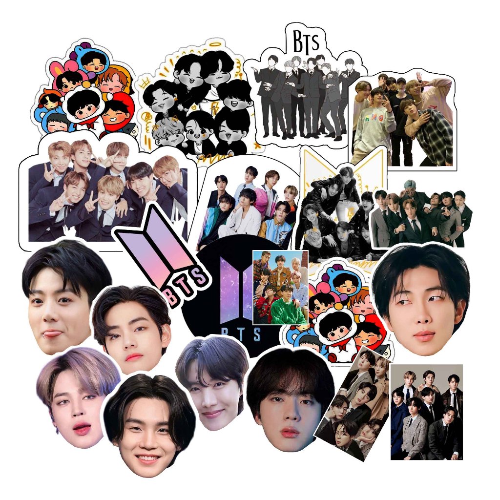 Sticker BTS 20pcs STICKER CUTTING STICKER AESTHETIC STICKER AESTHETIC ...