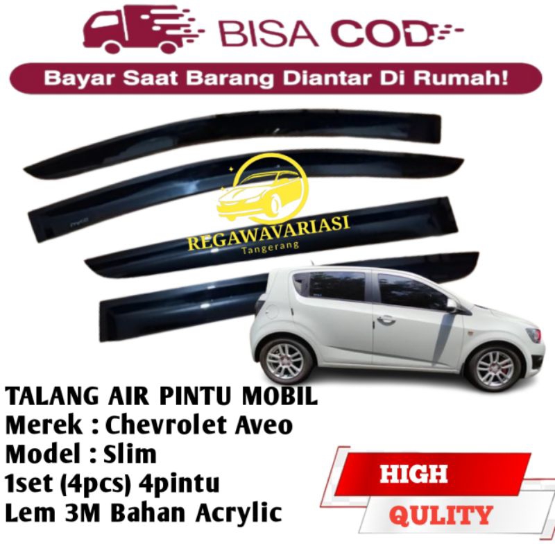Chevrolet Aveo 2012-2017 slim 4 door car water gutter | Shopee Singapore