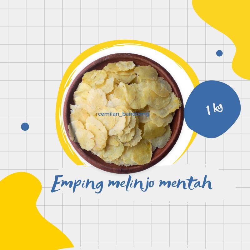 Emping melinjo Raw Typical limpung 1 kg | Shopee Singapore