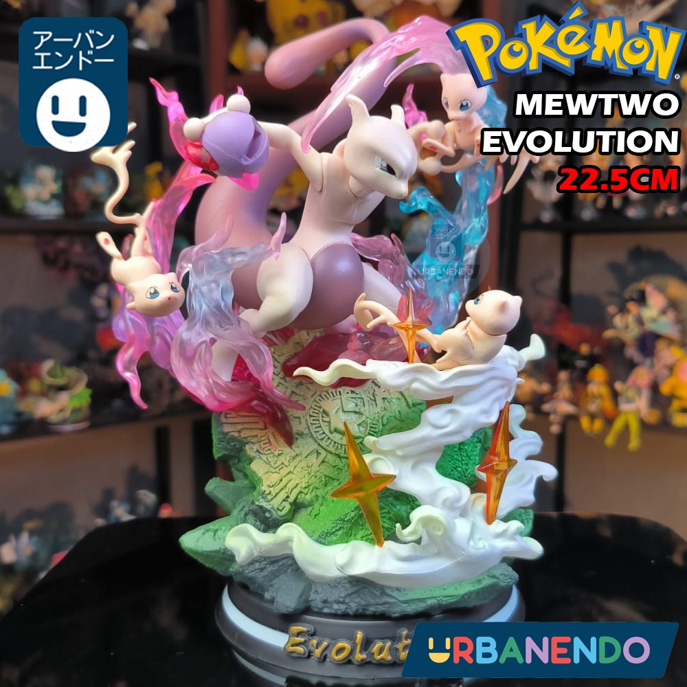 Action Figure Mewtwo Evolution Pokemon Mew ukuran 22.5cm | Shopee Singapore