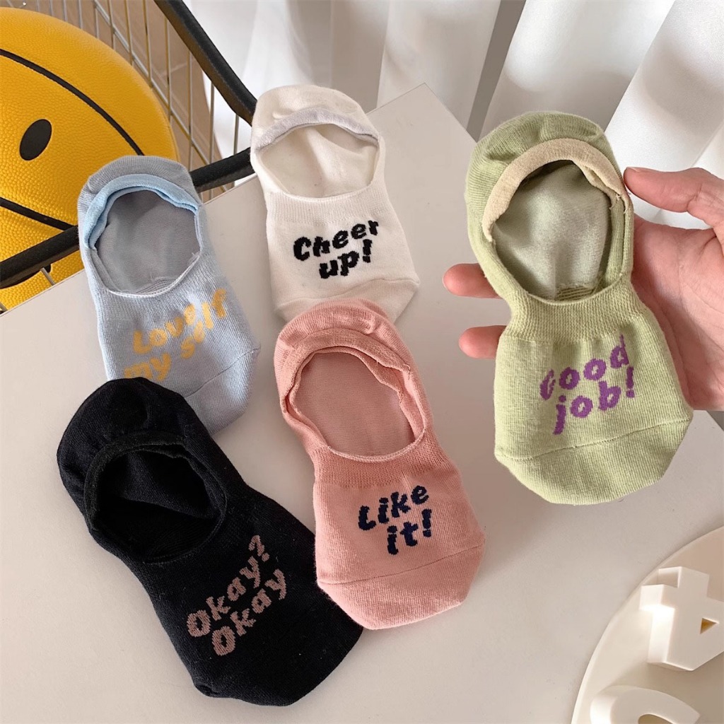 KATUN 5g hidden socks for women, cute short cotton material, cool ...
