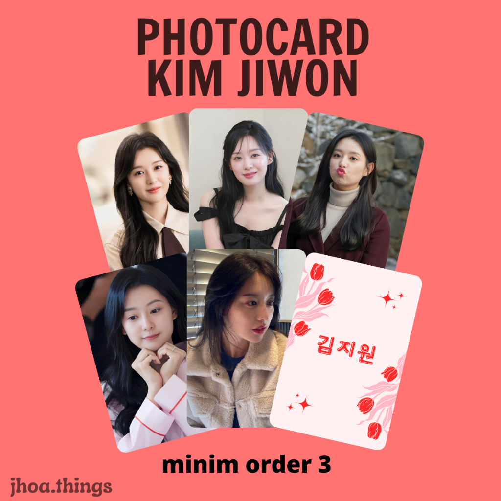 [Blessing] Photocard KIM JIWON JI WON Korean ACTOR QUEEN OF TEARS | Shopee Singapore