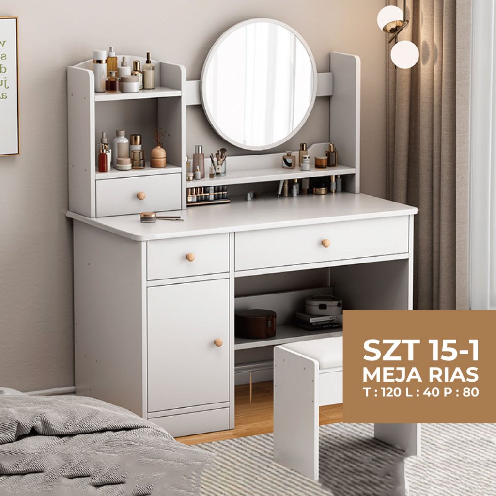 One-c66 Dressing Table Bedroom Minimalist Dressing Table With Mirror ...