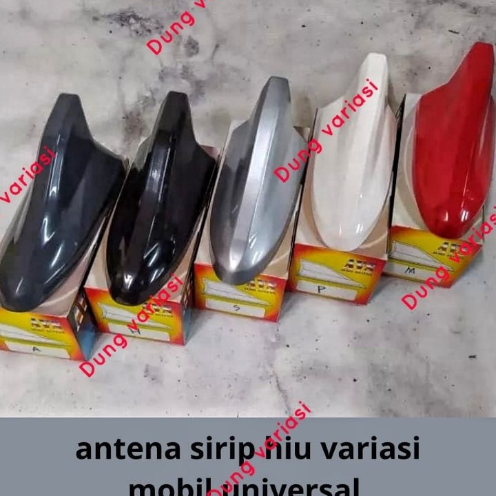 Mega Antenna Variation Of Plain Shark Fins universal Car Aero model ...