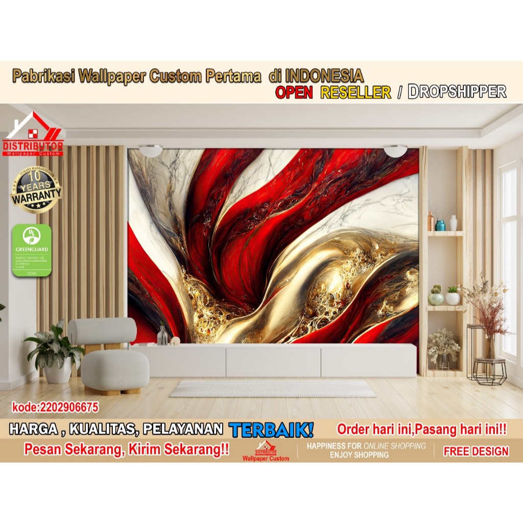 Marble Theme Custom 3D Wallpaper | Marble | Wall Wallpaper | Room ...