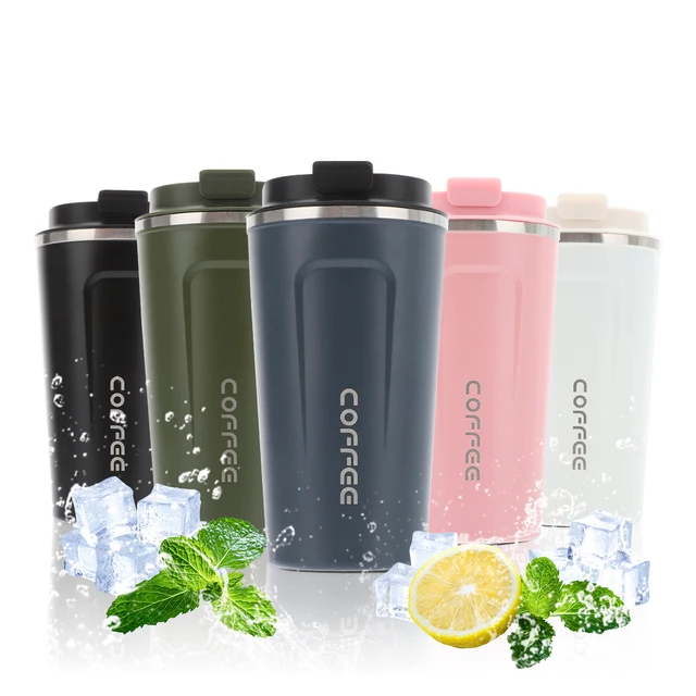 TERMOS Thermos Bottle Glass Hot Cold Drinking Water Premium Leakproof ...