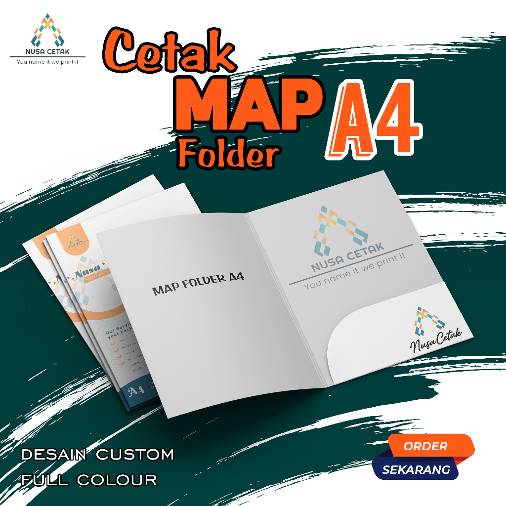 Print Custom A4 Size Folder MAP | Shopee Singapore