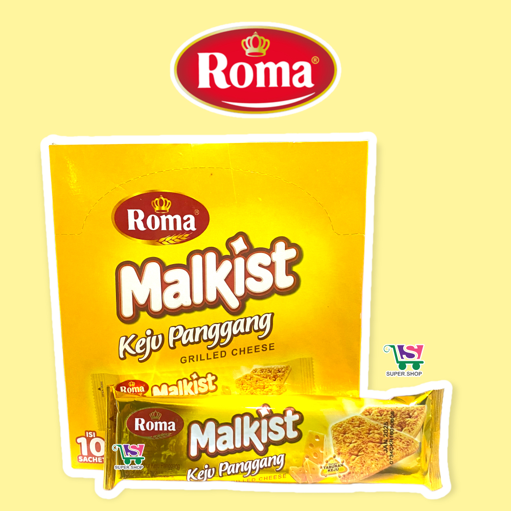 Roma Malkist Grilled Cheese Grilled Cheese BOX (10 pcs) | Shopee Singapore