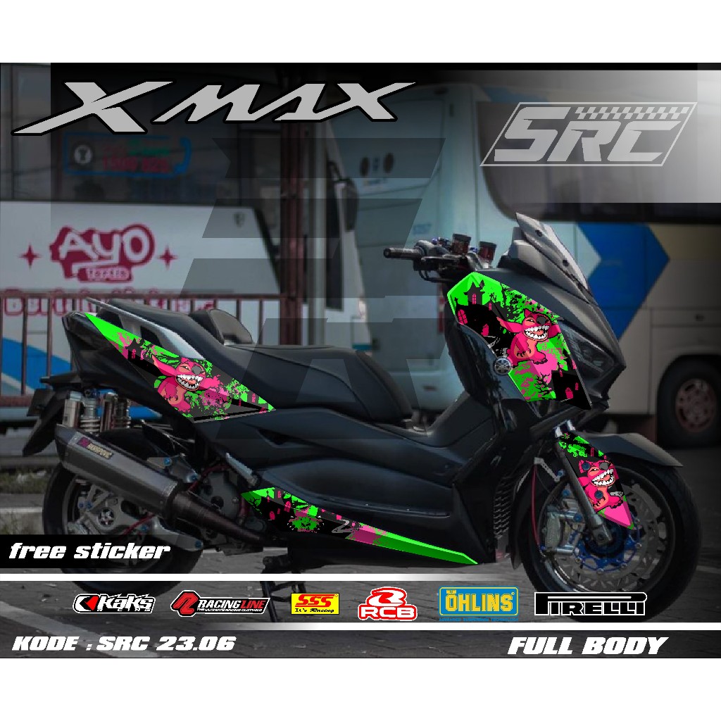 Decal Sticker full body XMAX graphic Sticker Decal XMAX Racing Sticker ...